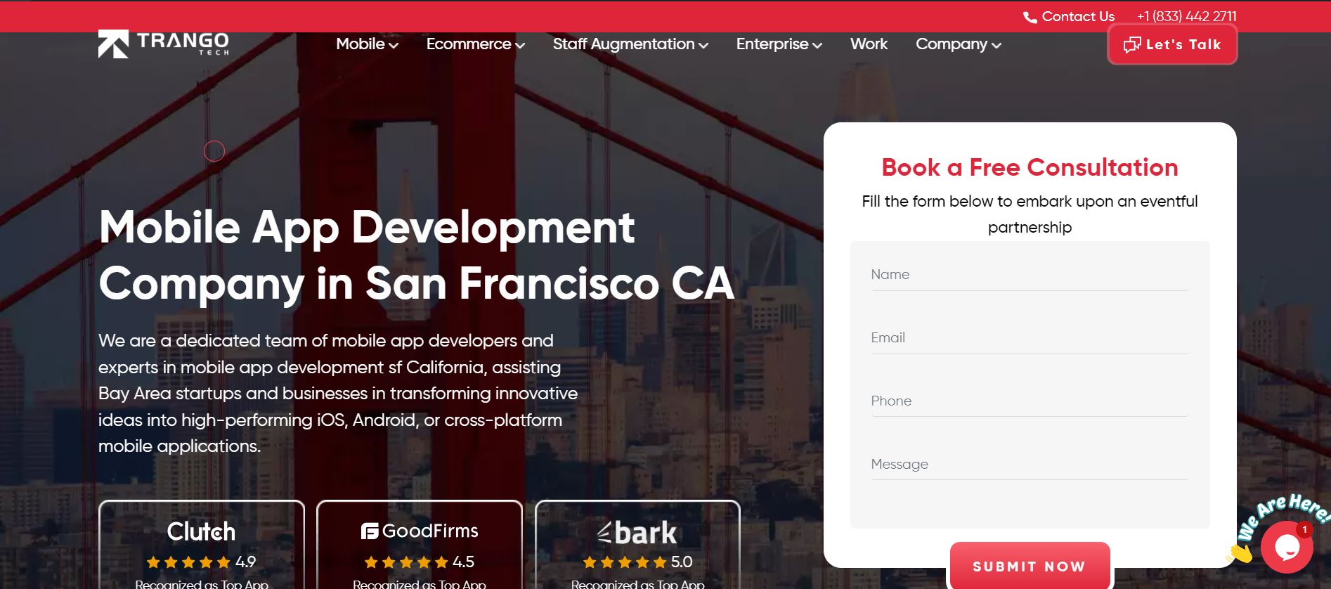 Mobile App Development Company San Francisco, CA
